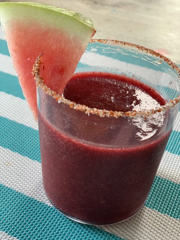 Watermelon Tequila Slushie | Dana White Nutrition