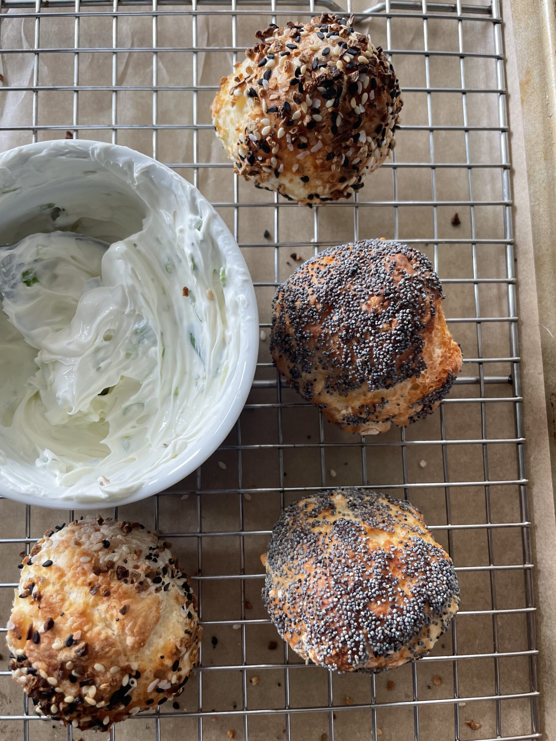 Air-Fryer Greek Yogurt Everything Bagel Bites | Dana White Nutrition